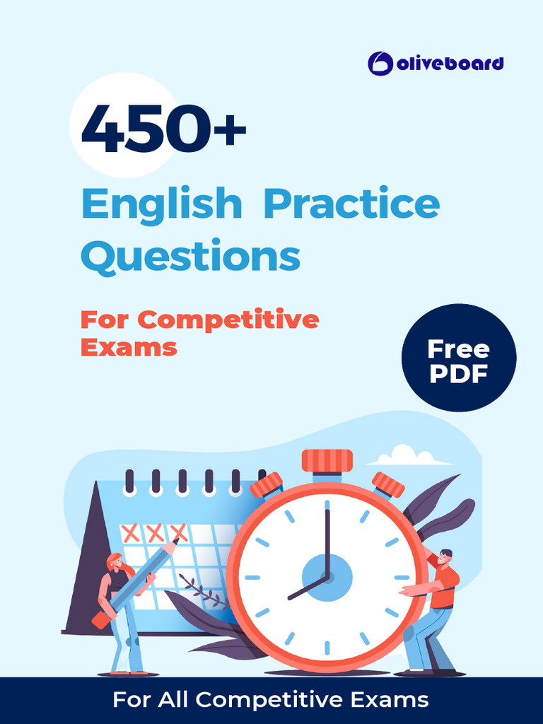 English Practice Questions for Exams | PDF | Grammar | Linguistics