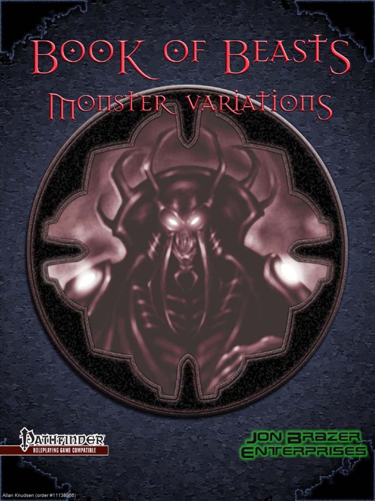 Book of Beasts Monster Variations (PFRPG) | PDF | D20 System | Role ...