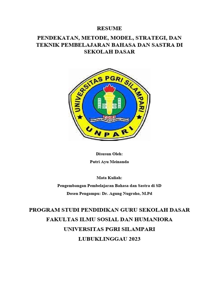Resume Putri Ayu | PDF