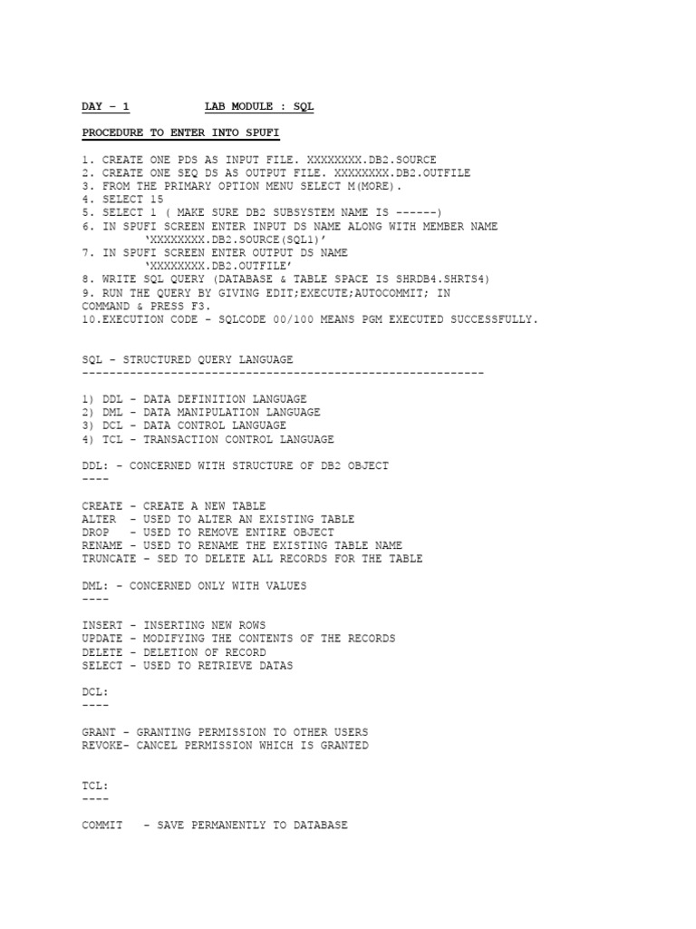 SQL Niit | PDF | Computing | Data Management