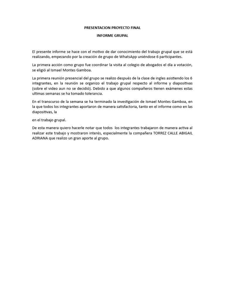 Presentacion Proyecto Final | PDF