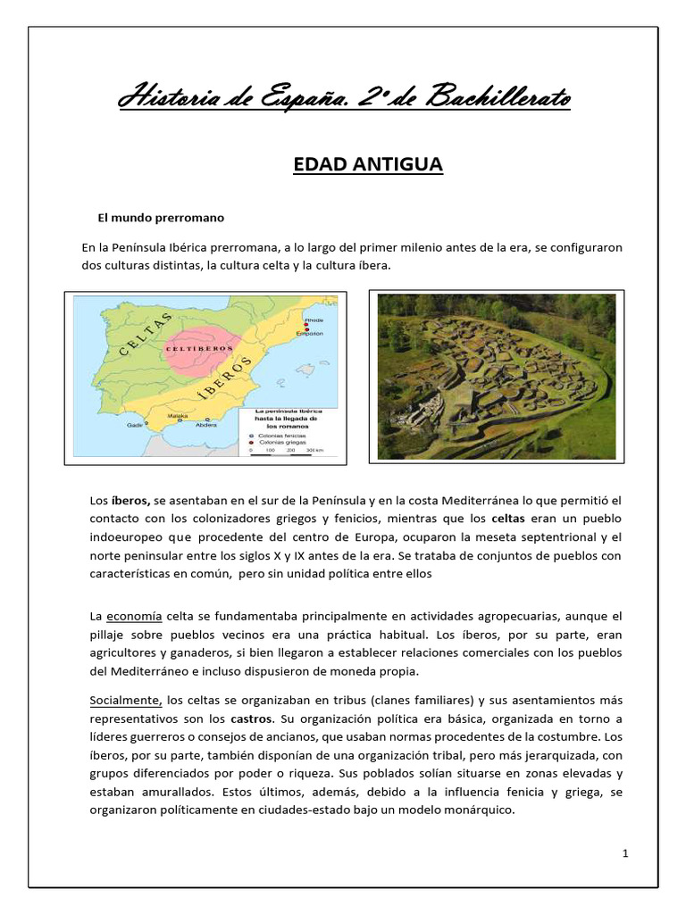 Historia de España, de Hispania Al Siglo XIX. | PDF | Al Andalus ...
