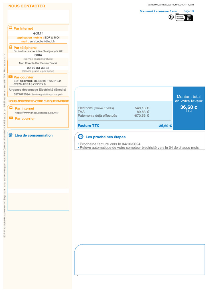 Facture PDFFFFF | PDF