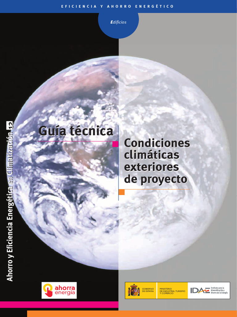 Guia Tecnica Condiciones Climaticas Exteriores de Proyecto | PDF | Temperatura | Uso eficiente ...