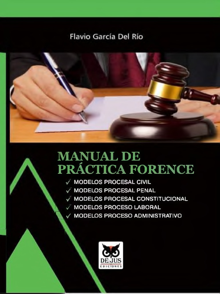 2023 Manual de Practica Forense | PDF