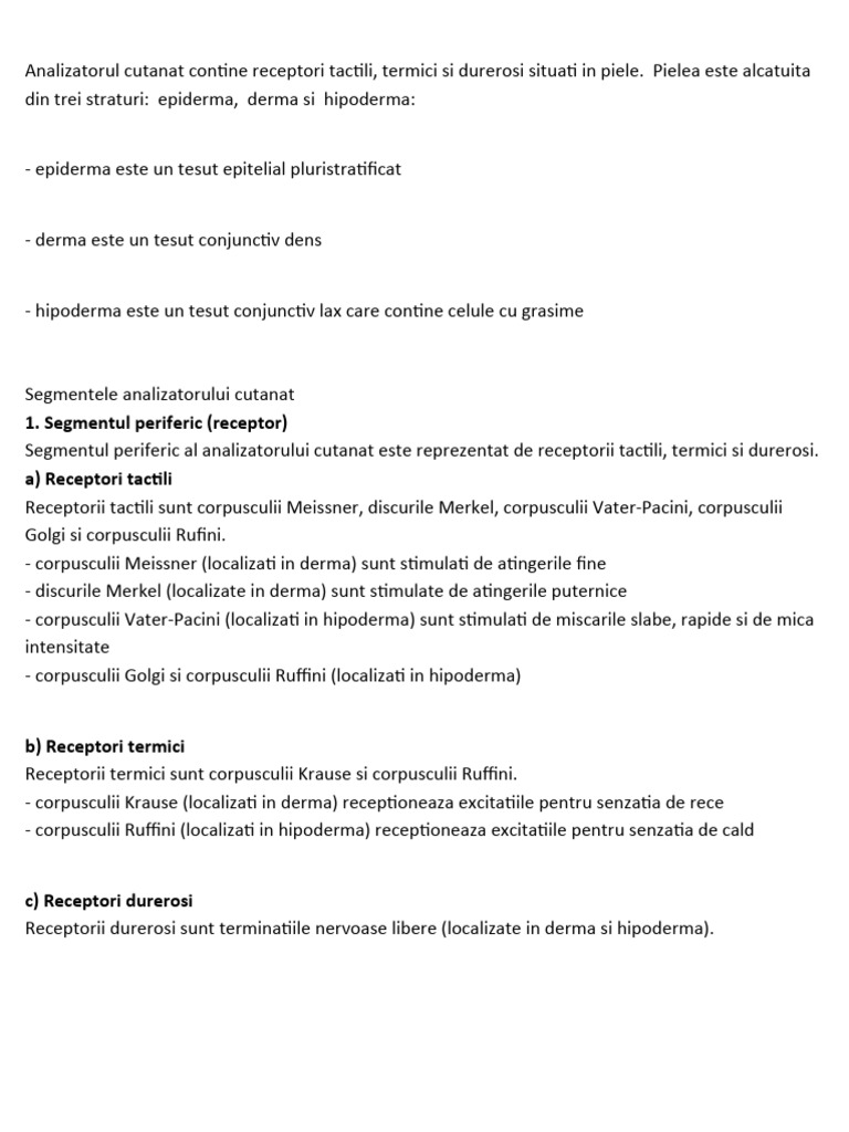 Analizatorul Cutanat | PDF