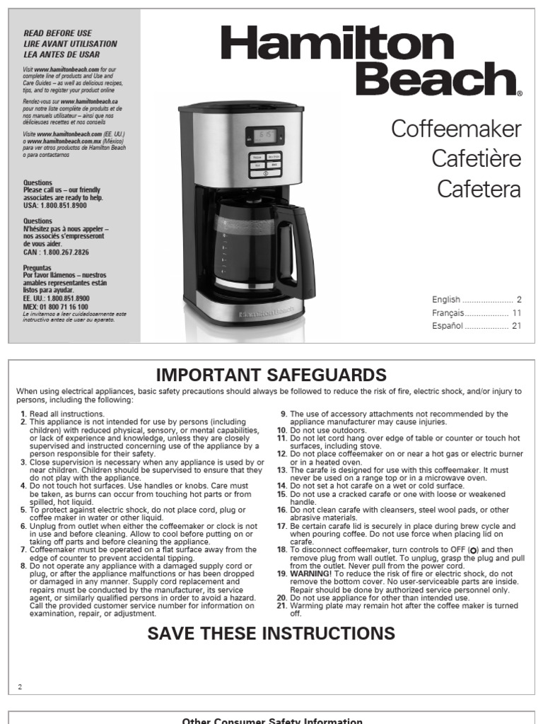 Coffee Machine | PDF