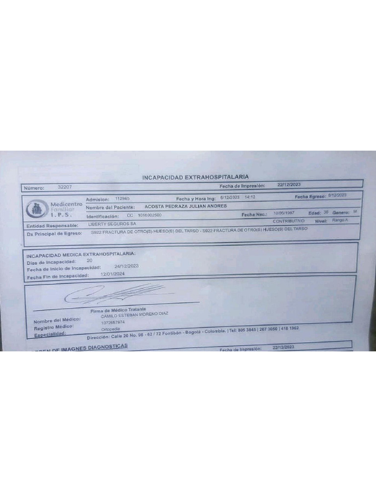 PDF Incapacidad | PDF