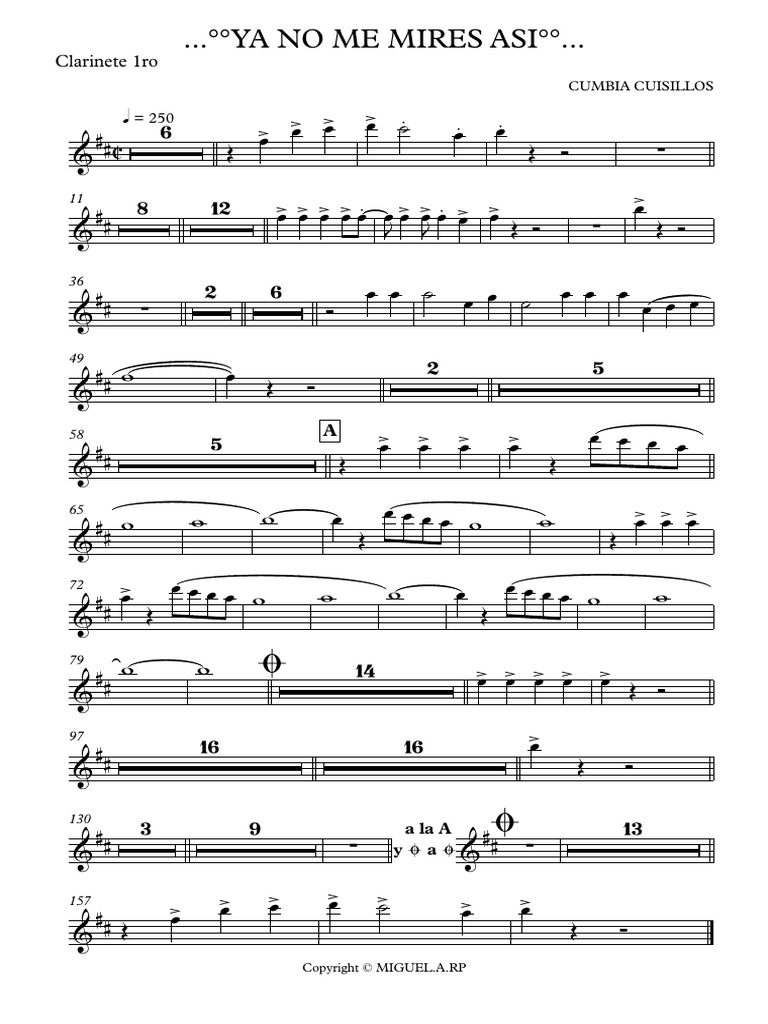 Banda Cuisillos - Ya No Me Mires Asi. | PDF