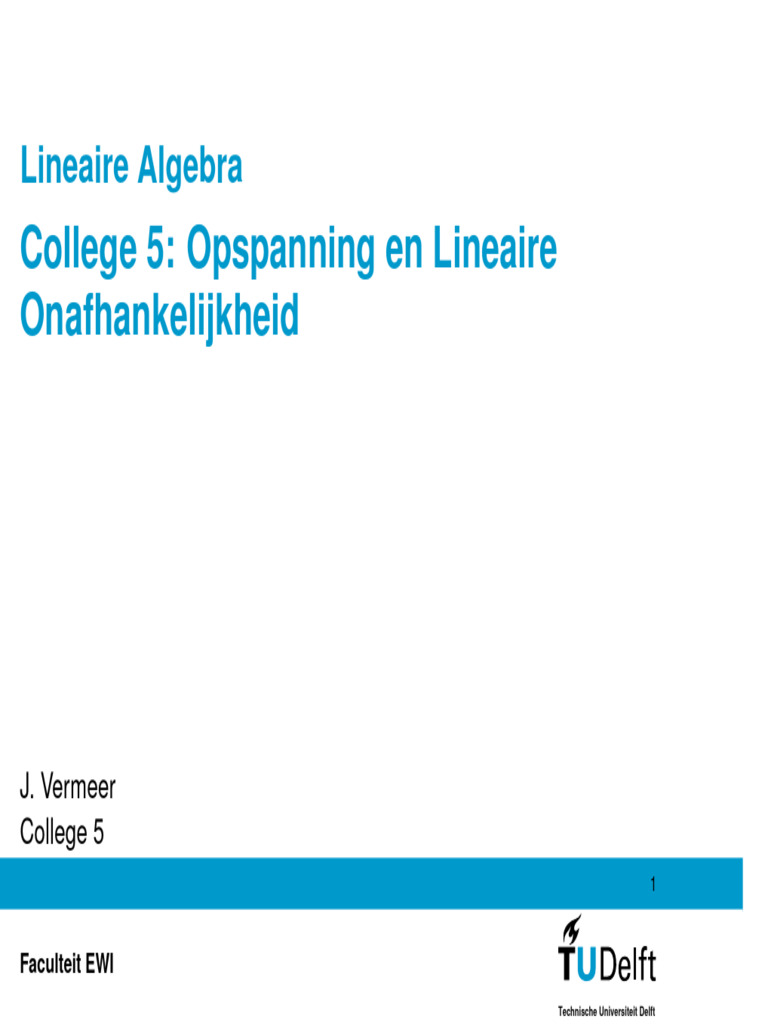 College5 (Linalg) HBObb | PDF