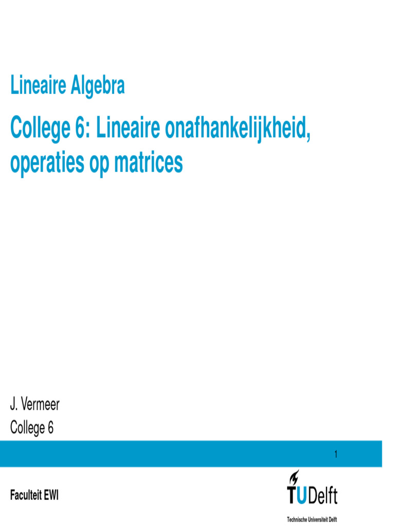 Linalg 65 | PDF