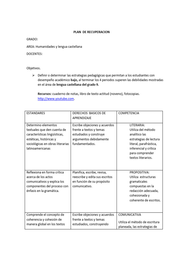 Habilitación Noveno | PDF