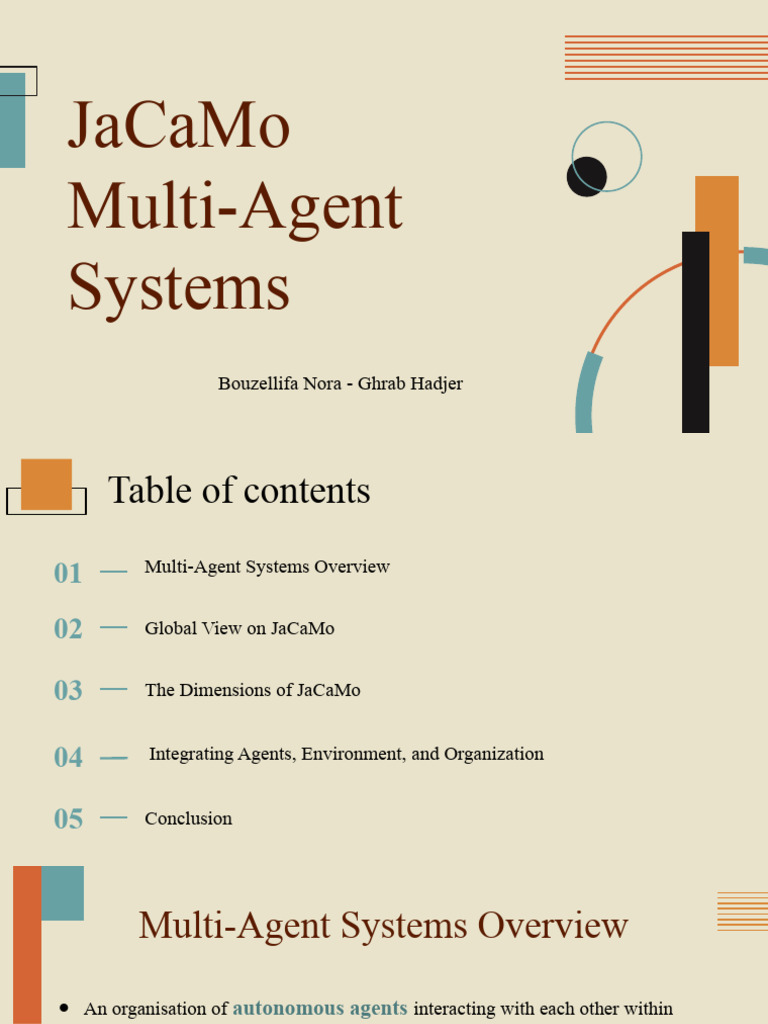 Multi Agent System JACAMO | PDF | System | Abstraction