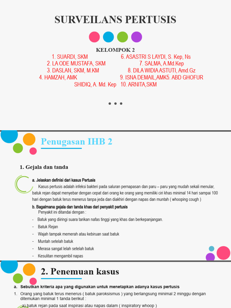 Kelompok 2 Pen.3 Pertusis | PDF