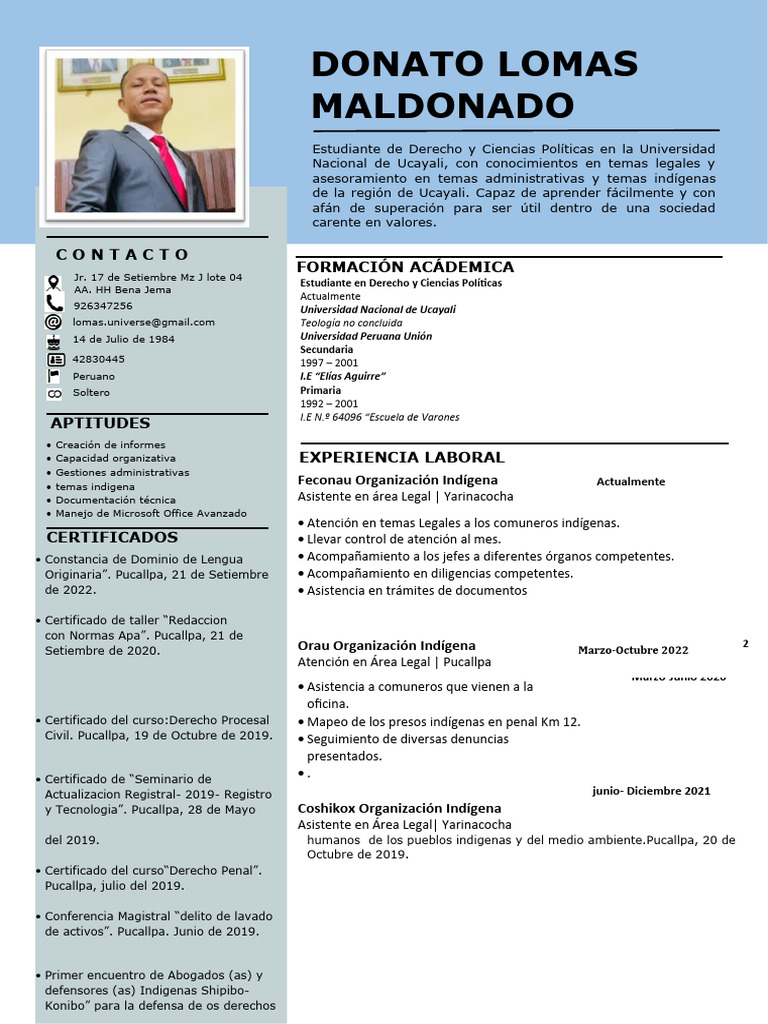 CV Donato Shipi | PDF