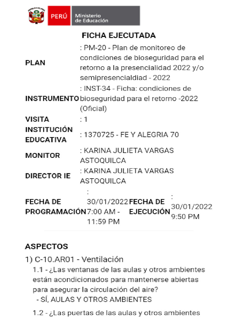 Ficha SIMON Inicial | PDF