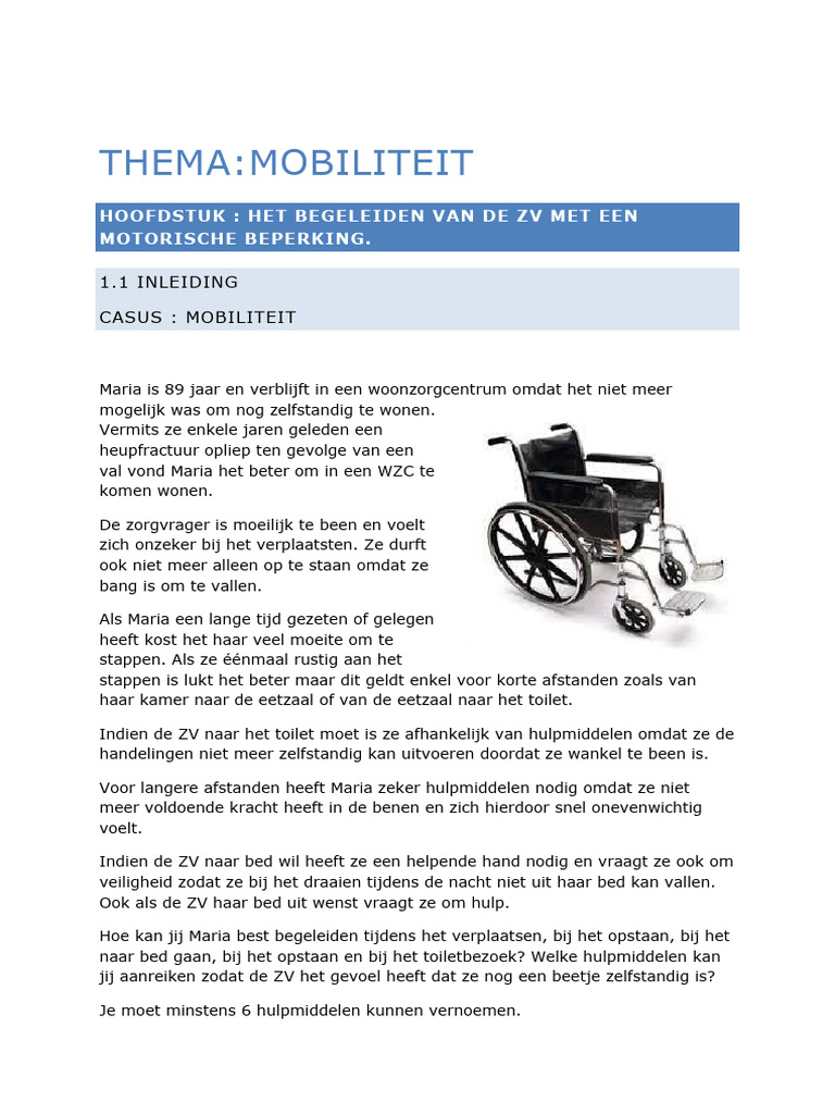 Mobiliteit | PDF