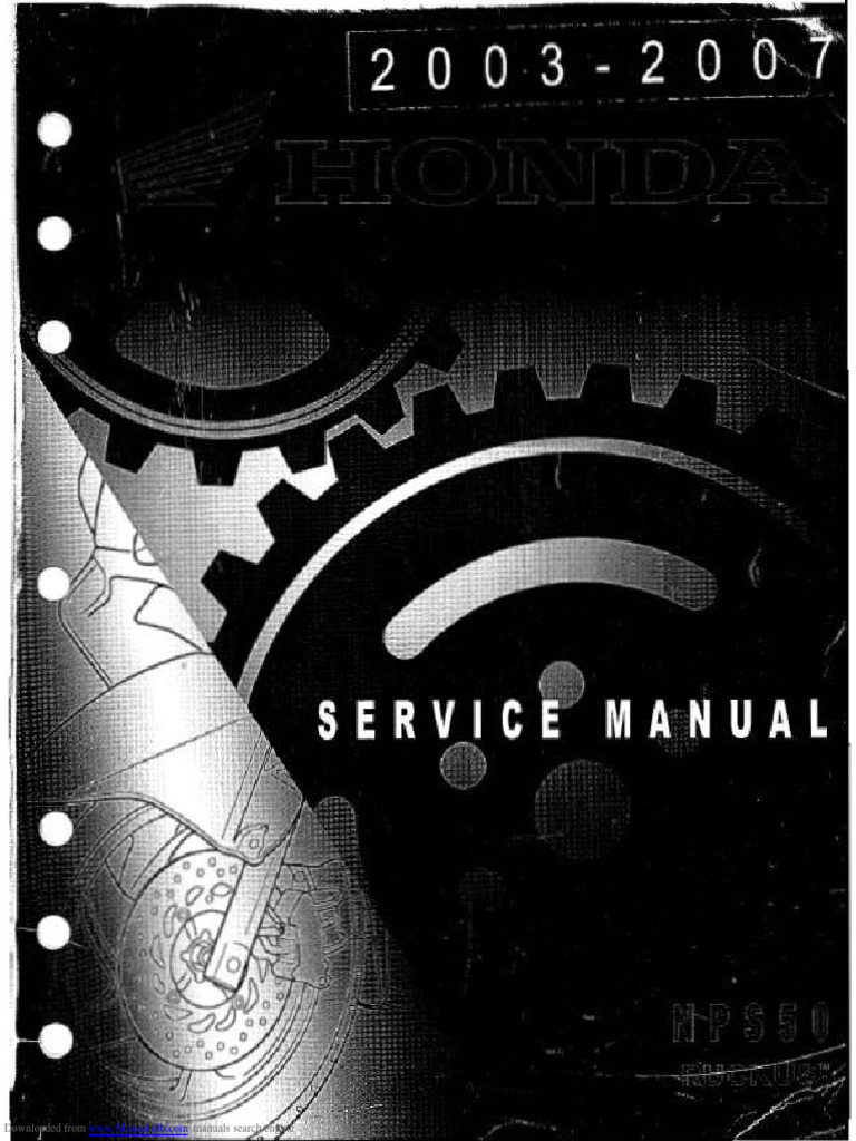 2003 Nps50 Ruckus | PDF