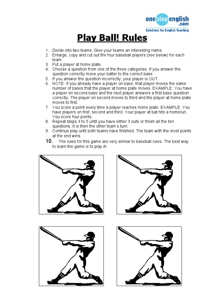 Ballgame | PDF | Baseball Field | Home Run