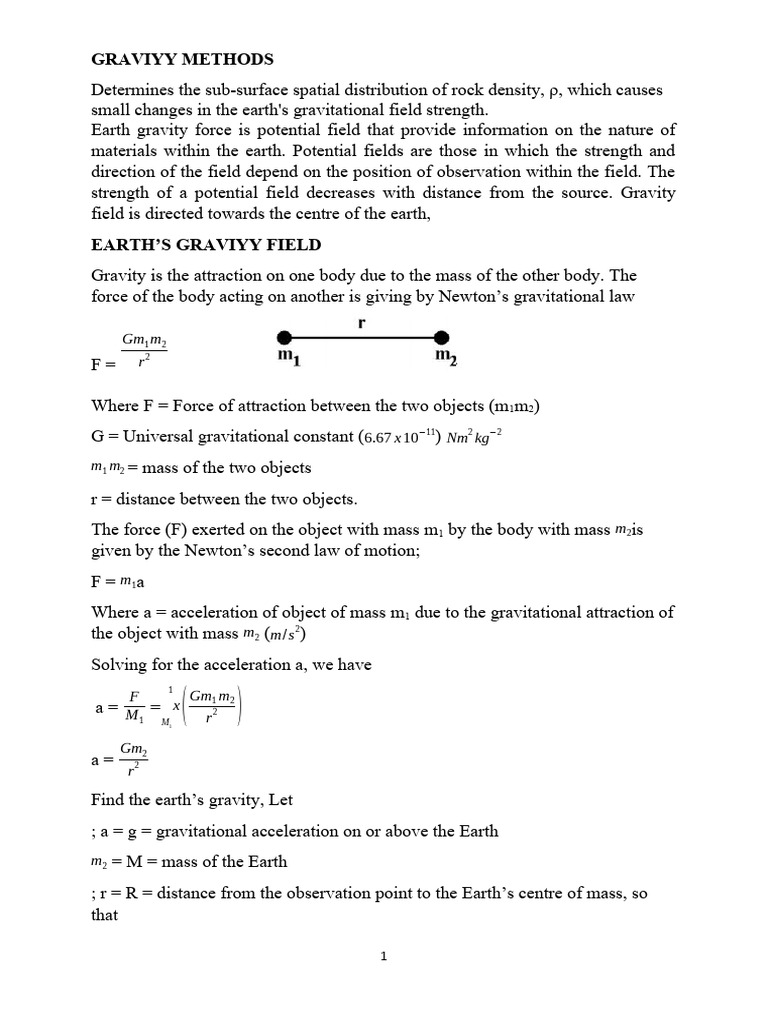 Understanding Earth's Gravity Field | PDF