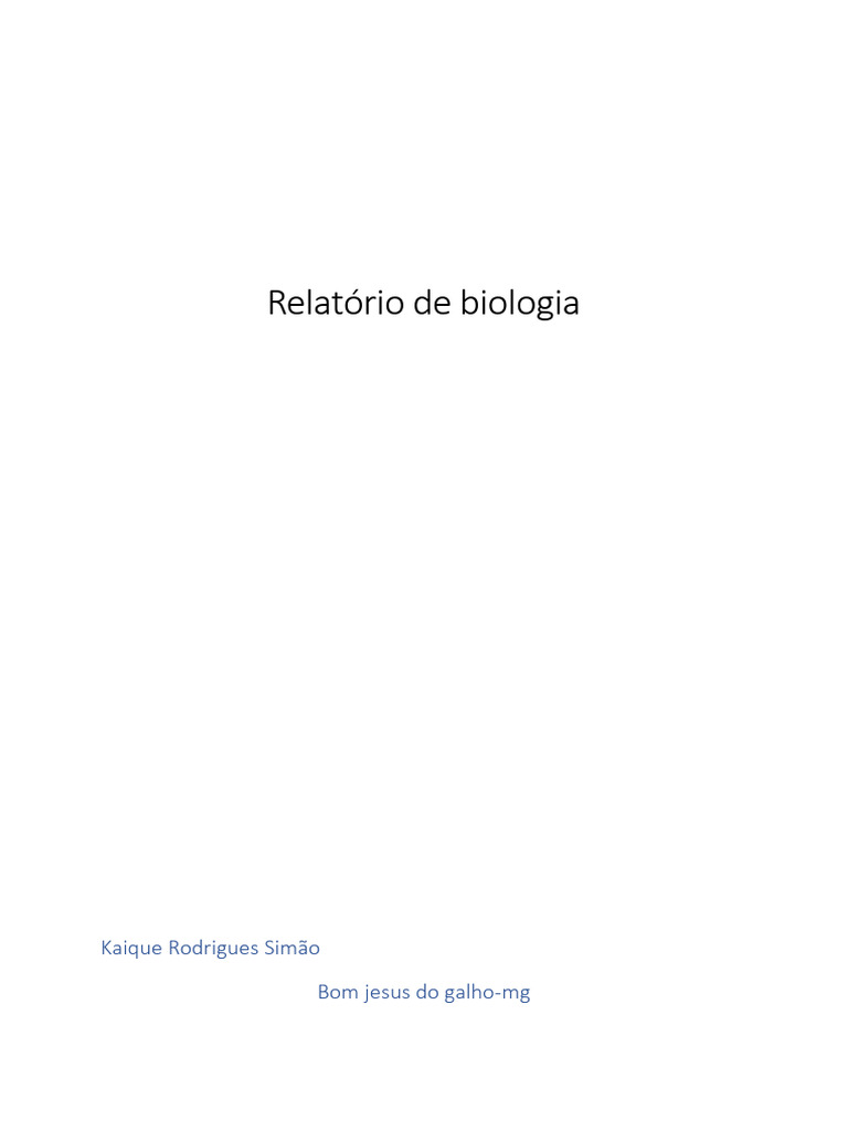 Relatorio de Biologia | PDF | Tipo sanguíneo | Transfusão de sangue