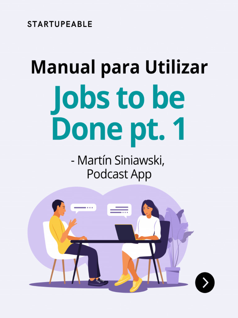 Jobs To Be Done - Manual | PDF