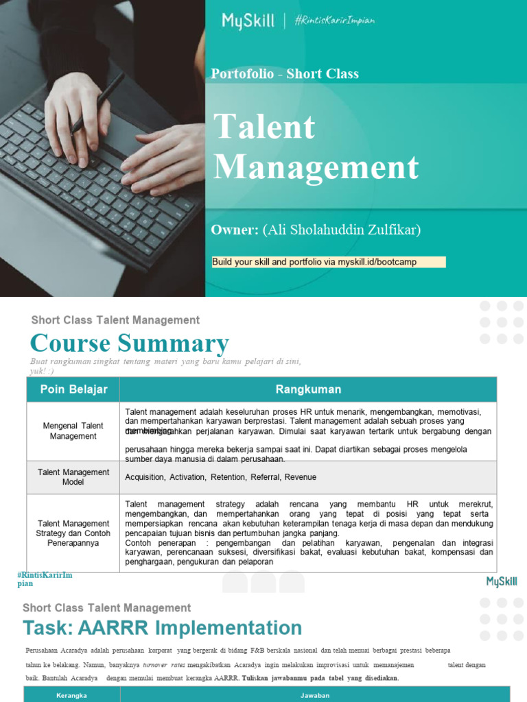 Mini - Task - SC - Talent - Management - Ali S.Z | PDF