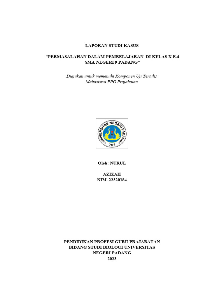 Contoh Studi Kasus | PDF