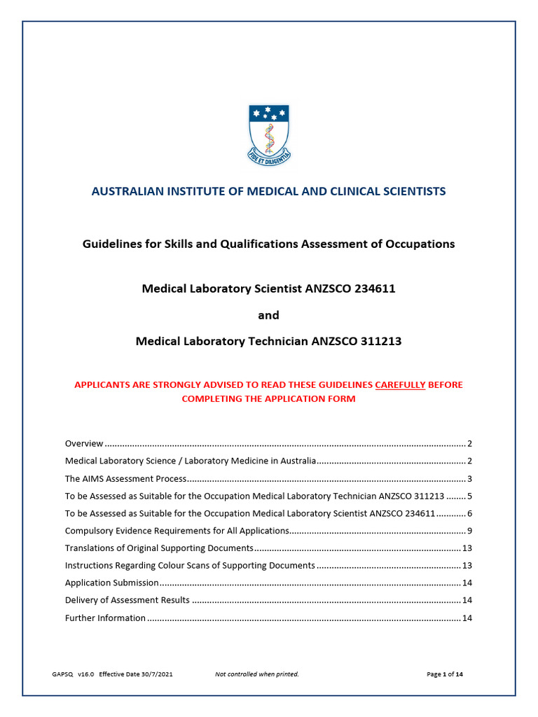 Skills Assessment Guide 2023 | PDF