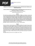 NARQ: Assessing Narcissism Dimensions | PDF | Narcissism | Metaphysics ...