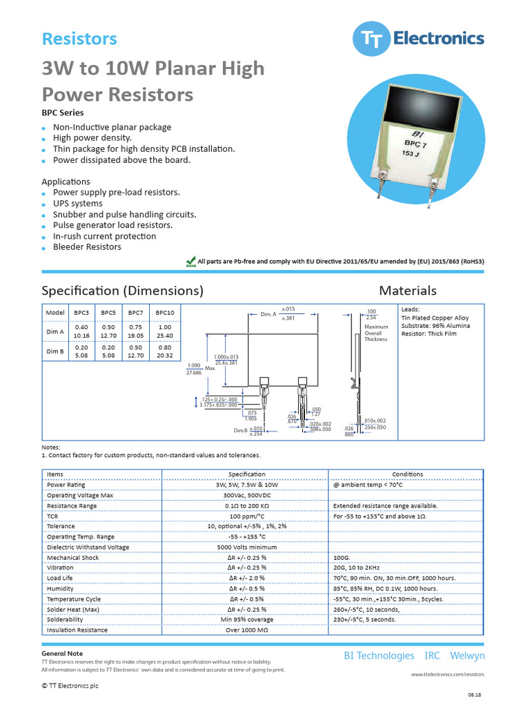 TTRB S A0005338368 1-256536601 | PDF | Resistor | Electromagnetism