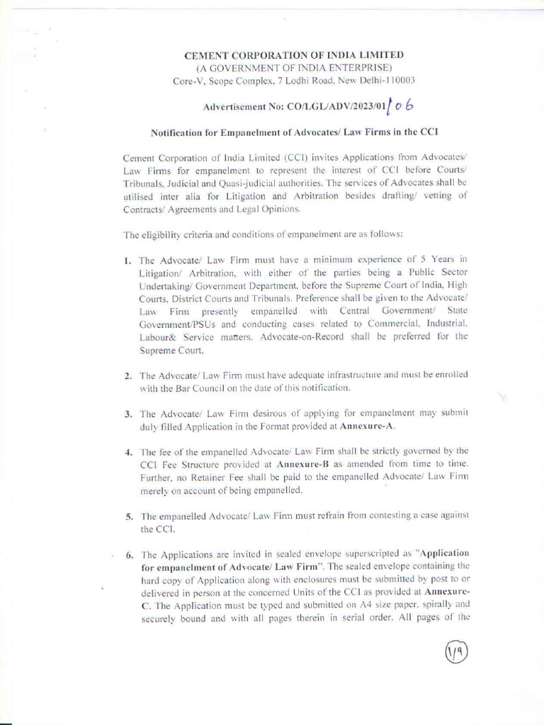 Legal Advertisement | PDF