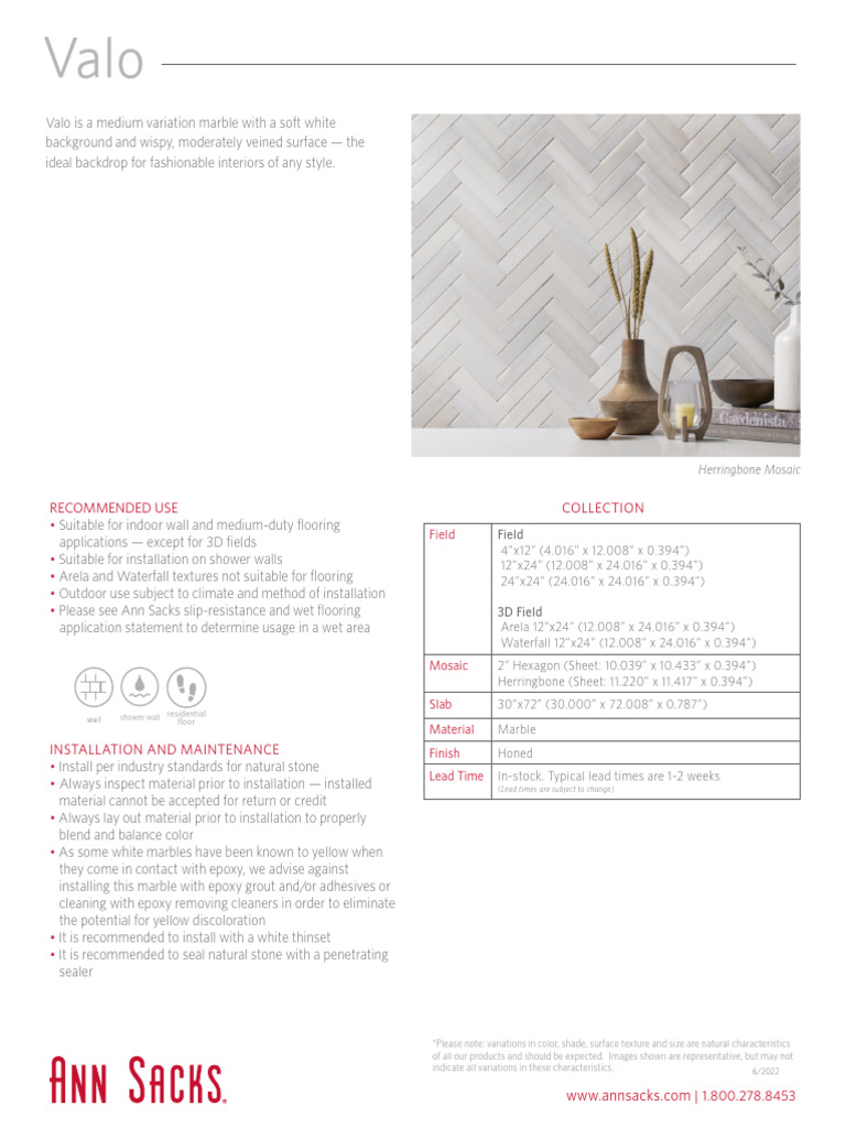 Tearsheet Valo | Download Free PDF | Flooring | Civil Engineering