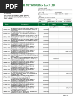 Meezan Bank Account Maintenance Certificate | PDF