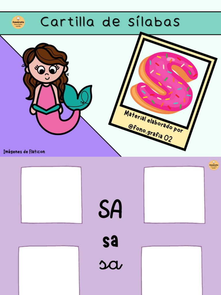 Cartilla de Sílabas Con S | PDF
