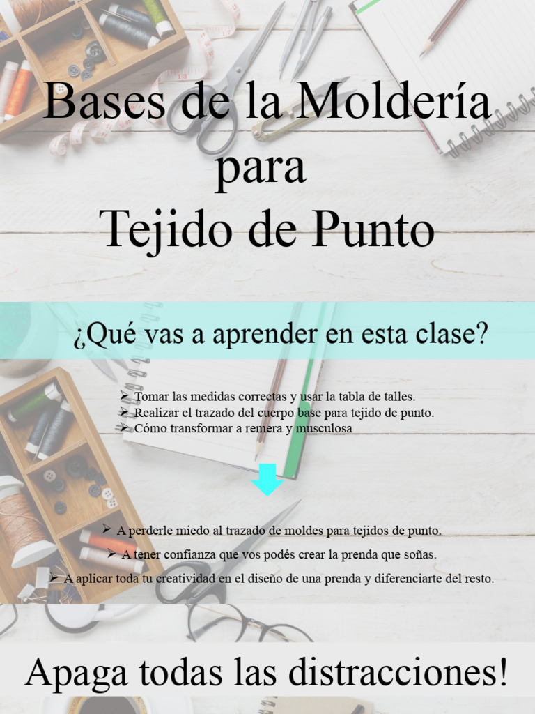 Bases de La Molderia para Tejido de Punto Clase | PDF