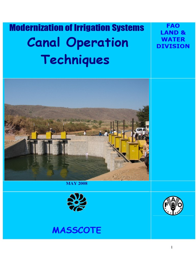 Modernization of Irrigation Systems Canal | Download Free PDF ...