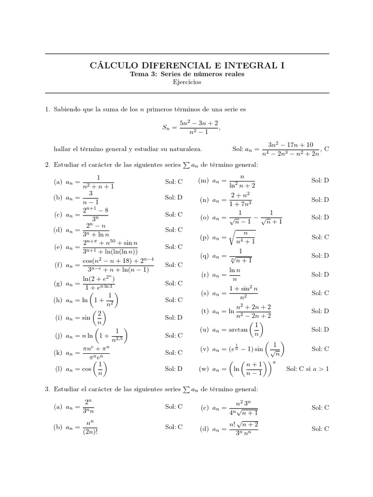 Ejercicios3 (Con Resultados) | PDF
