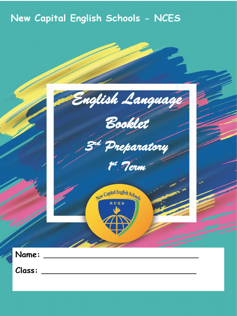 3rd Prep English Booklet NCES 2023 - 2024 | PDF