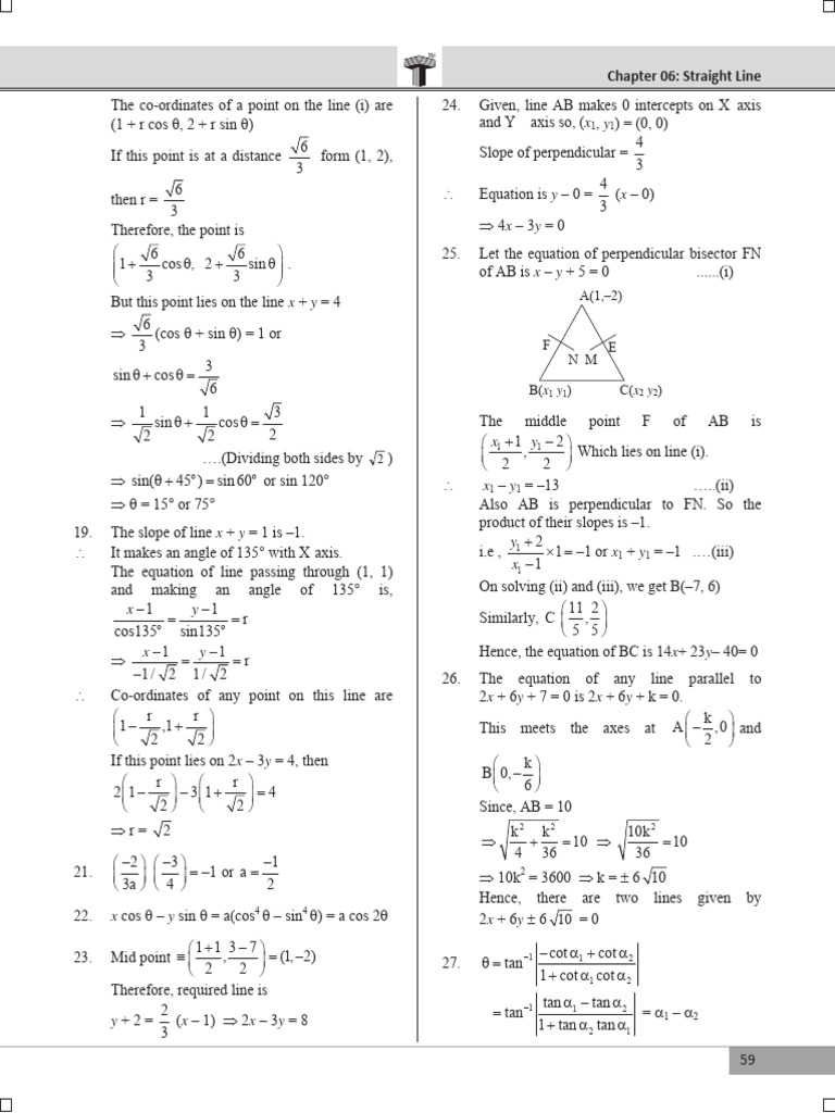MHT Cet Triumph Maths Mcqs Based On Xi Xii Syllabus MH Board Sol 2 PDF 62 | PDF