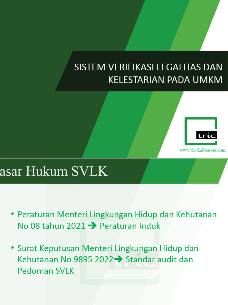 Materi - SVLK Rev | PDF | Teknologi & Rekayasa