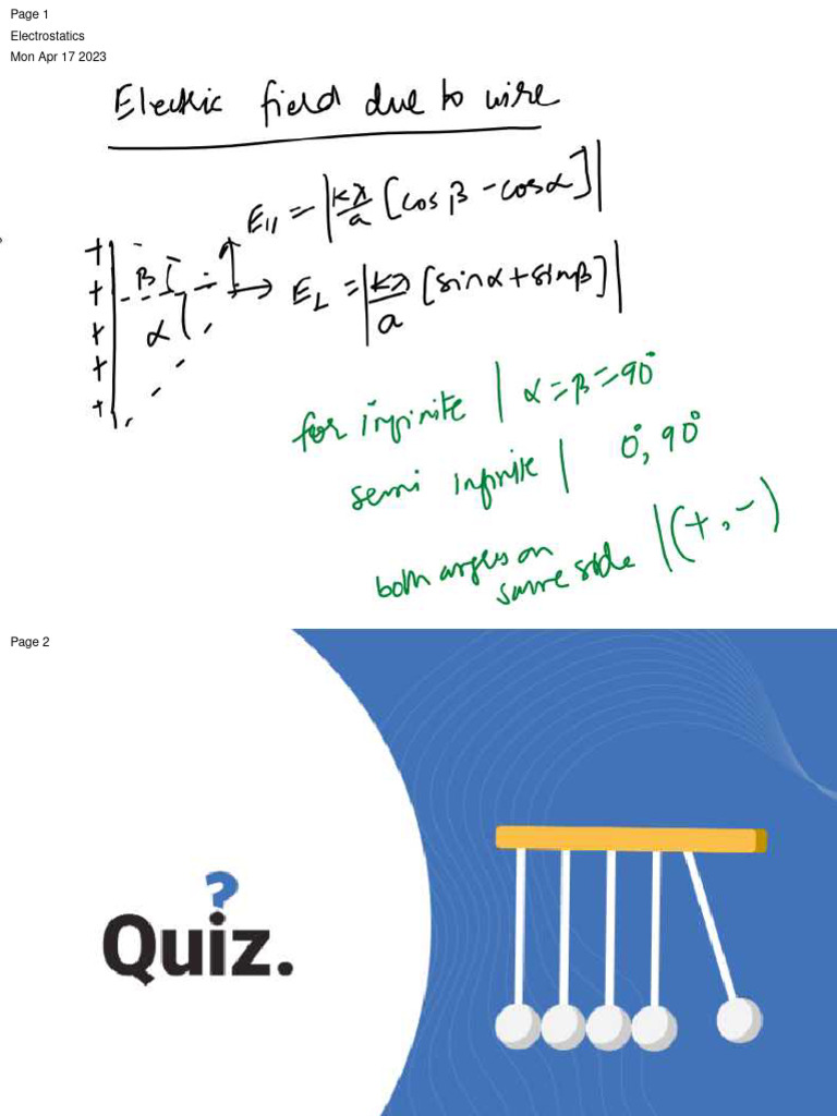 Electrostatics 4 | PDF