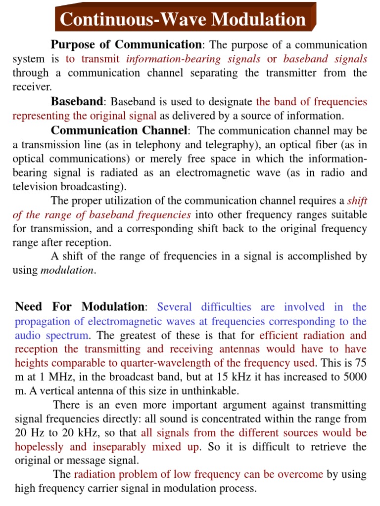 Understanding Amplitude Modulation Basics | PDF | Detector (Radio) | Modulation