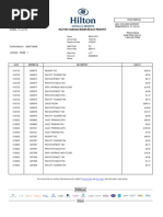 Hilton Hotel Guest Folio Invoice Template | PDF | Hilton Worldwide ...