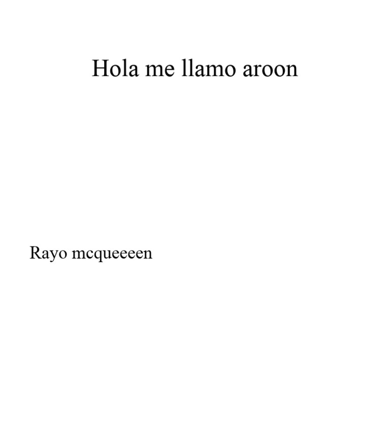 Aroon Pdf
