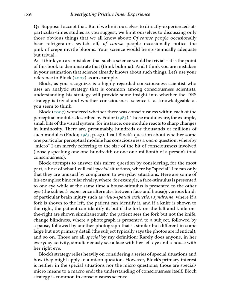 Investigating Pristine Inner Experience Moments of Truth (Russell T ...