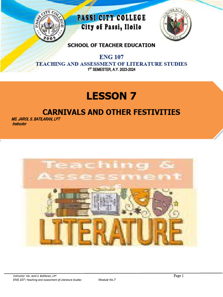 Eng 107 Lesson 7 | PDF