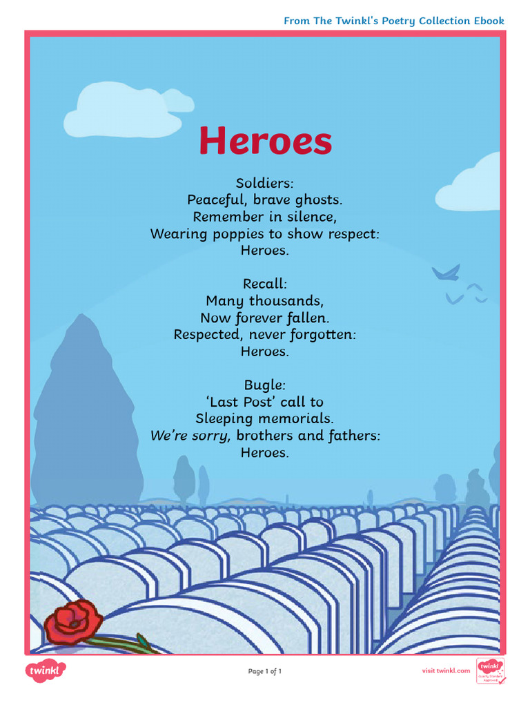 Tribute to Fallen Heroes | PDF | Poetry