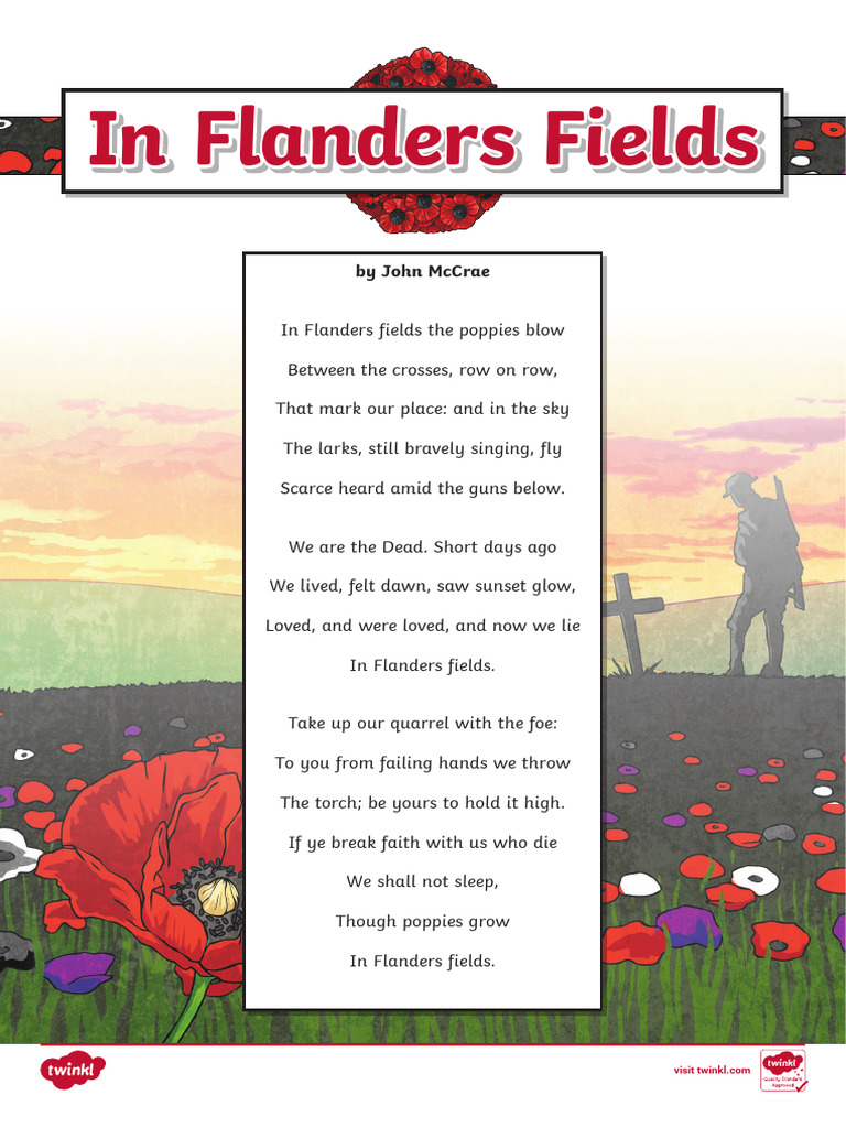In Flanders Field Poem | PDF | Poetry