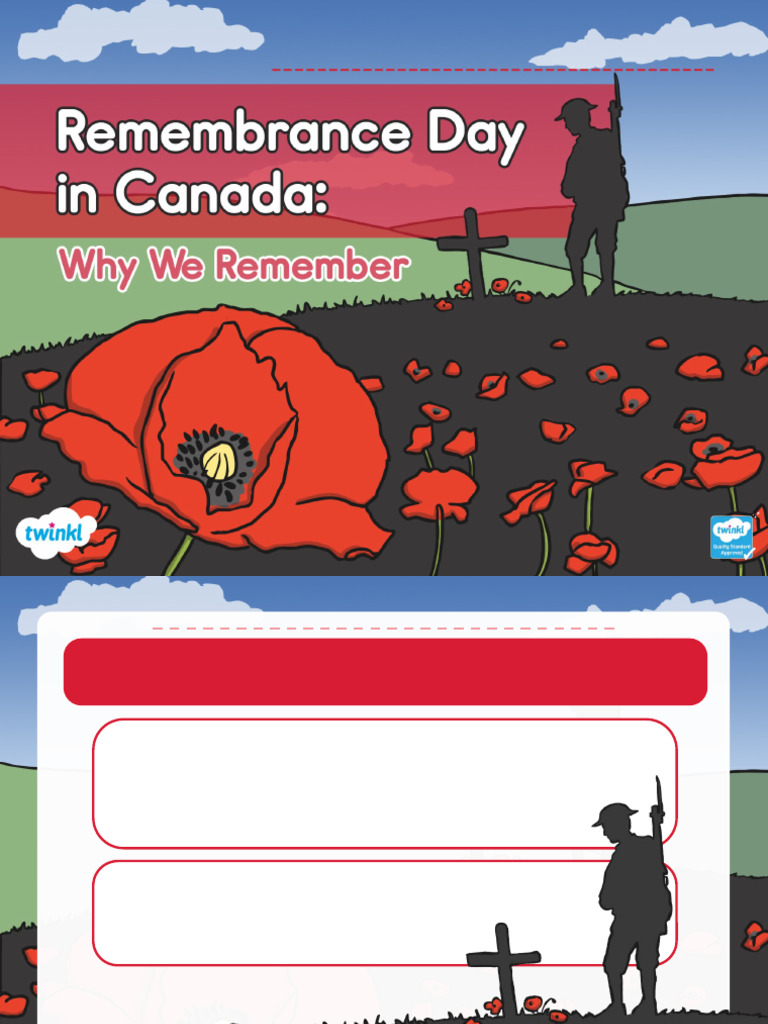 CA en 1631403562 Remembrance Day in Canada Why We Remember Powerpoint Ver 2 | PDF